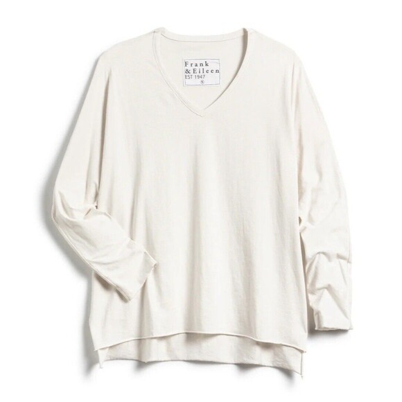 Frank & Eileen | Tops | Frank Eileen Sharon Long Sleeve Tee In Vintage White Size Medium 0 ...